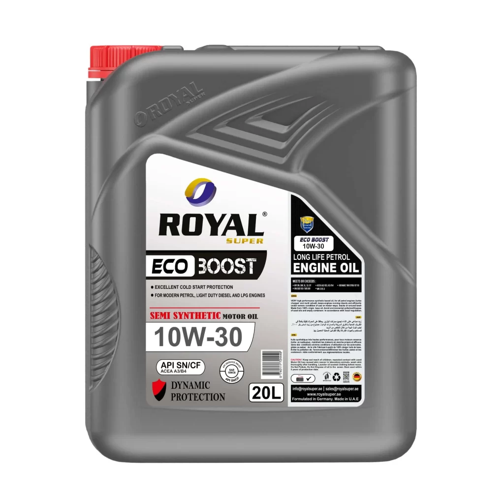 Royal Super Lubricants Engine Oil 10W-30 API SN/CF for Petrol Vehicle ...